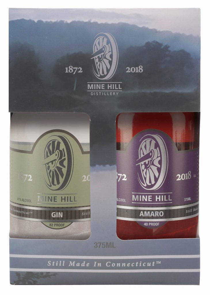 Whiskey sampler gift basket